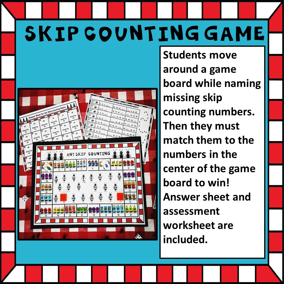 Skip Counting Centers and Games | Made By Teachers