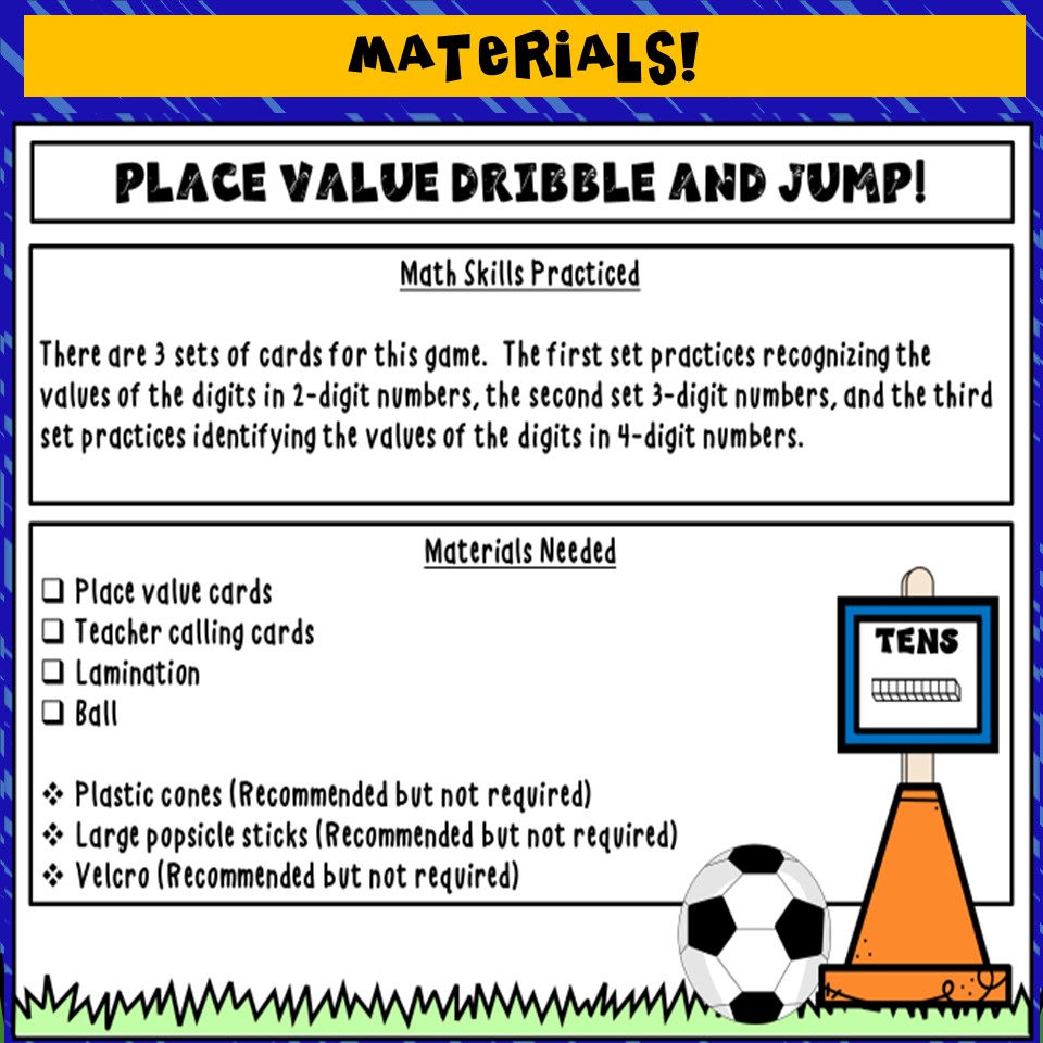 Place Value Game and Outdoor Activity - Made By Teachers