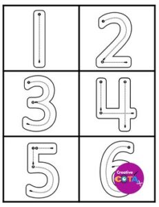 Math Number Identification and Formation Worksheets - Made By Teachers
