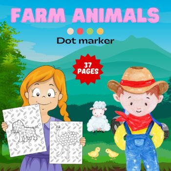 Printable Farm Animals Dot Marker Activity Pages - Fun Coloring Sheets ...