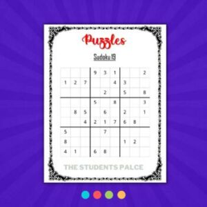 Printable Easy Sudoku Puzzles With Solutions -Fun Brain Games ...