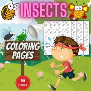 16 Printable Spring Insects Coloring Pages - Fun Activities For Kids ...