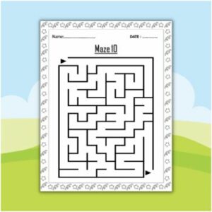 Printable Easter Spring Earth day Mazes Puzzles - Brain Games ...