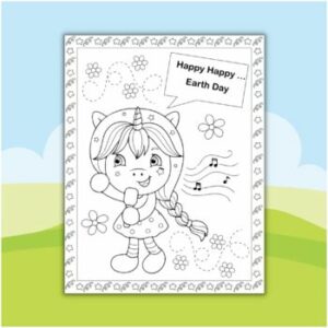 Printable Earth Day animals Coloring pages - fun Earth day activities ...
