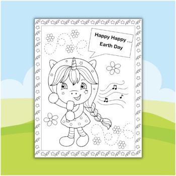 Printable Earth Day animals Coloring pages - fun Earth day activities ...