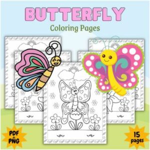 15 Printable Spring Butterfly Coloring Pages Insect coloring sheets ...