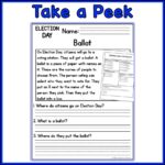 Election Day Holidays Reading Comprehension Passages K-2 - Made By Teachers