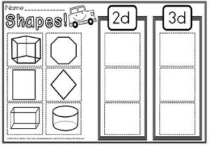 Comparing 2D and 3D Shapes - Made By Teachers