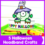 Halloween Crown Crafts No Prep Editable Headbands - Made By Teachers