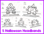 Halloween Crown Crafts No Prep Editable Headbands - Made By Teachers