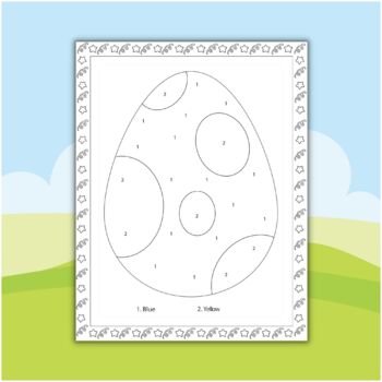 Printable Easter Spring Color By Number Coloring Pages -Activities for ...