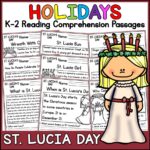 St. Lucias Day Holidays Reading Comprehension Passages K-2 | Made By ...