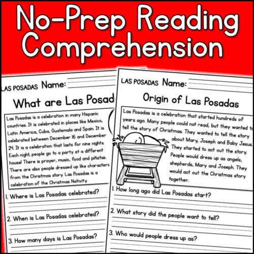 Las Posadas Holidays Reading Comprehension Passages K-2 | Made By Teachers