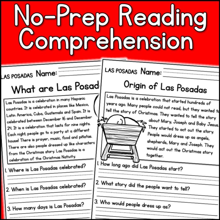 Las Posadas Holidays Reading Comprehension Passages K-2 | Made By Teachers