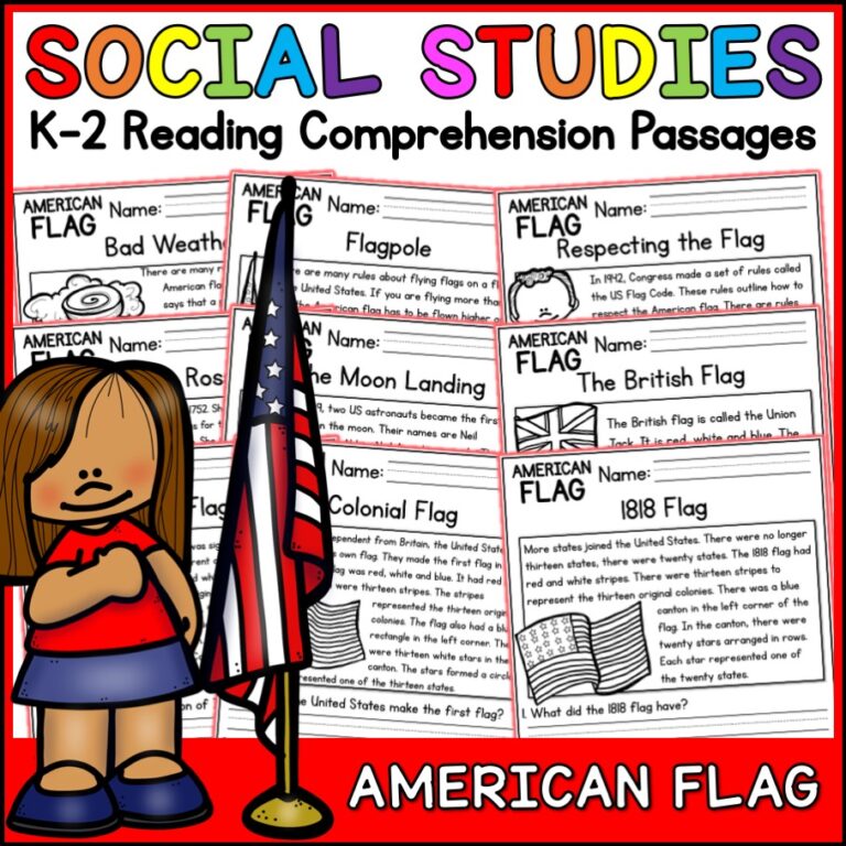 American Revolution Social Studies Reading Comprehension Passages K-2 | Made By Teachers