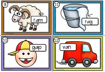 CVC write the room short a | Made By Teachers