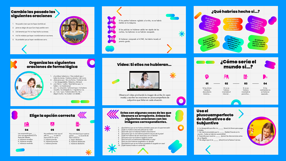 AP Spanish – Pluscuamperfecto de Subjuntivo. (Práctica Integral) | Made ...