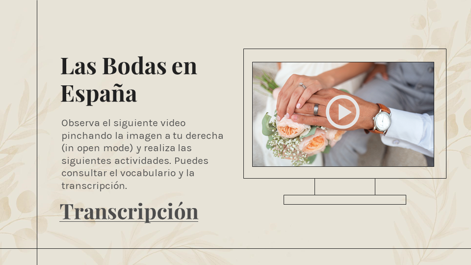 AP Spanish – Las Tradiciones de las Bodas. (Práctica Integral) - Made ...