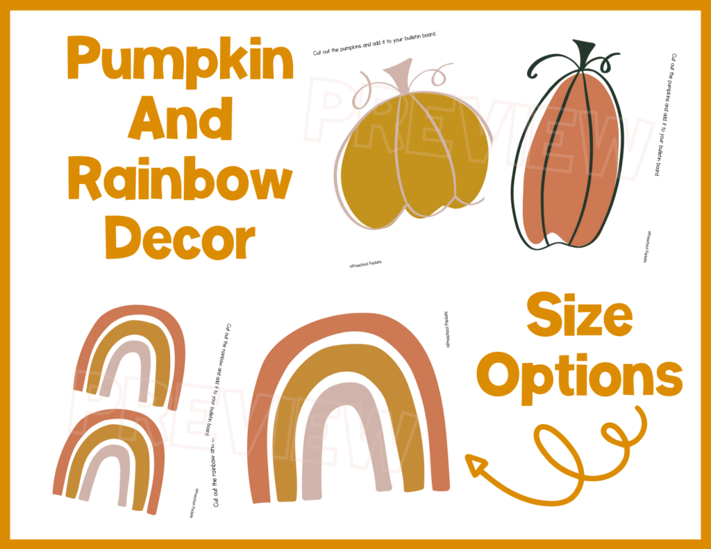 Hello Fall Bulletin Board Kit Boho Rainbow | Made By Teachers
