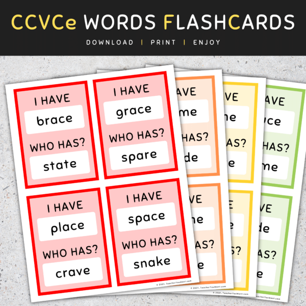 Fry Sight Words Flash Cards: I Have Who Has Sight Words Flashcards, 101 ...