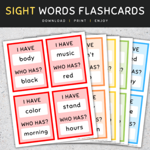 Fry Sight Words Flash Cards: I Have Who Has Sight Words Flashcards, 701 ...
