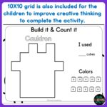 Halloween Linking Cubes Mats | Fine motor Skill Math Center Mats - Made ...
