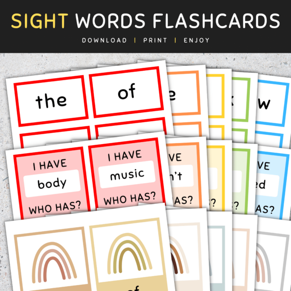 Fry Sight Words Flash Cards: Fry's 1st, 2nd & 3rd 100 Sight Words, [SET ...