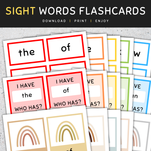 Fry Sight Words Flash Cards: I Have Who Has Sight Words Flashcards, 601 ...