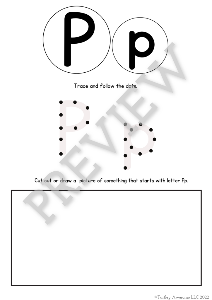 Printable Dot-To-Dot Alphabet Letters A-Z (Upper & Lower Case) - Made ...