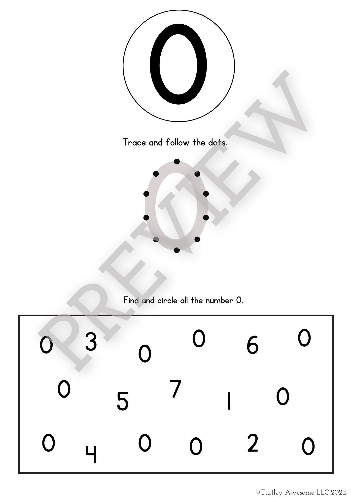 Printable Dot-To-Dot Numbers 0-10 | Made By Teachers