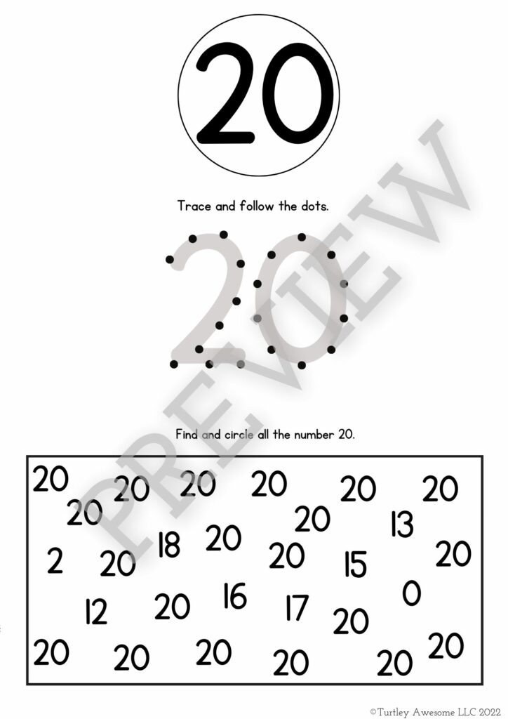 Printable Dot-To-Dot Numbers 11-20 | Made By Teachers