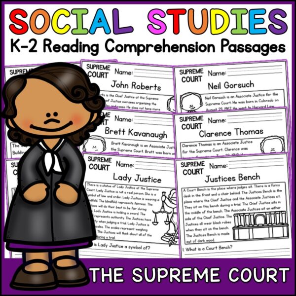 4th of July Reading Comprehension Passage FREEBIE K-2 Social Studies ...