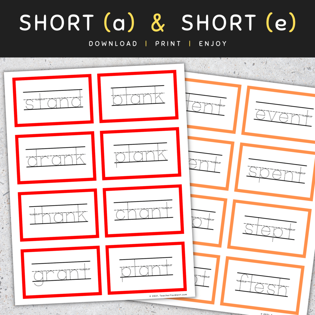 CCVCC Words Tracing Flashcards Short Vowels A E I O U CCVCC Words ccvcc-words-tracing-flashcards-short-vowels-a-e-i-o-u-ccvcc-words