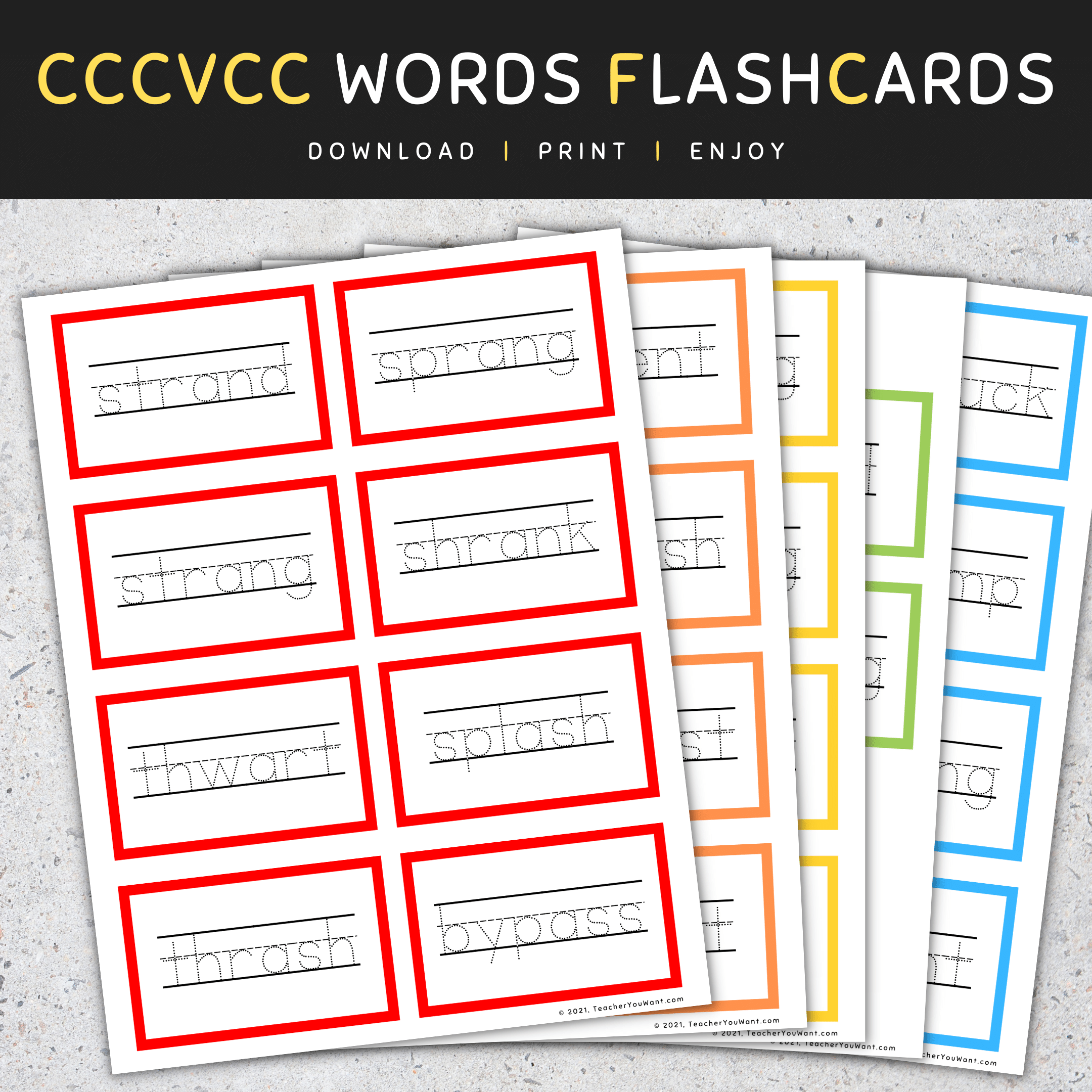 CCCVCC Words Tracing Flashcards Short Vowels A E I O U CCCVCC Word CCCVCC Words Tracing Flashcards Short Vowels A E I O U CCCVCC Word