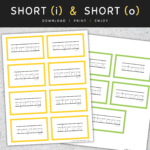 CCCVCC Words Tracing Flashcards: Short Vowels (A E I O U), CCCVCC Word ...