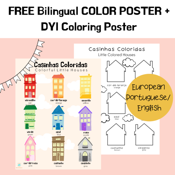 FREE Bilingual COLOR POSTER + DYI Coloring Poster | Made By Teachers