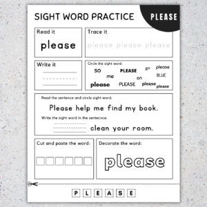 Sight Words Bundle: Pre-primer & Primer Sight Words Activities, [SET 1 ...