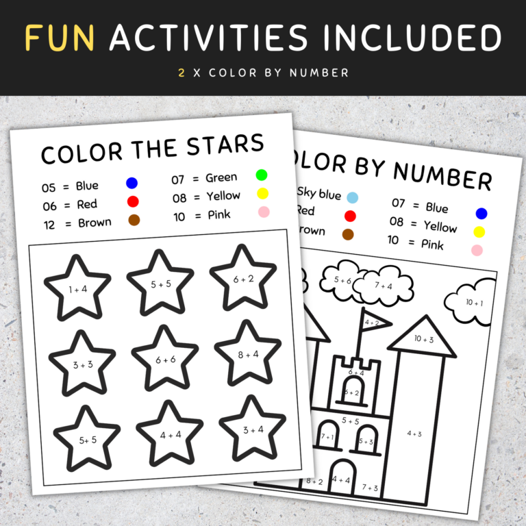 Pre-K Math Centers: NO PREP, Math Addition Worksheets, Fun Math ...