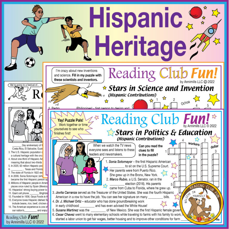 Hispanic Heritage – Leaders in Politics, Science and Education Puzzle ...
