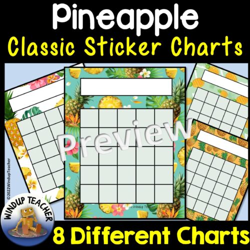 Pineapple Classic Sticker Charts | Made By Teachers