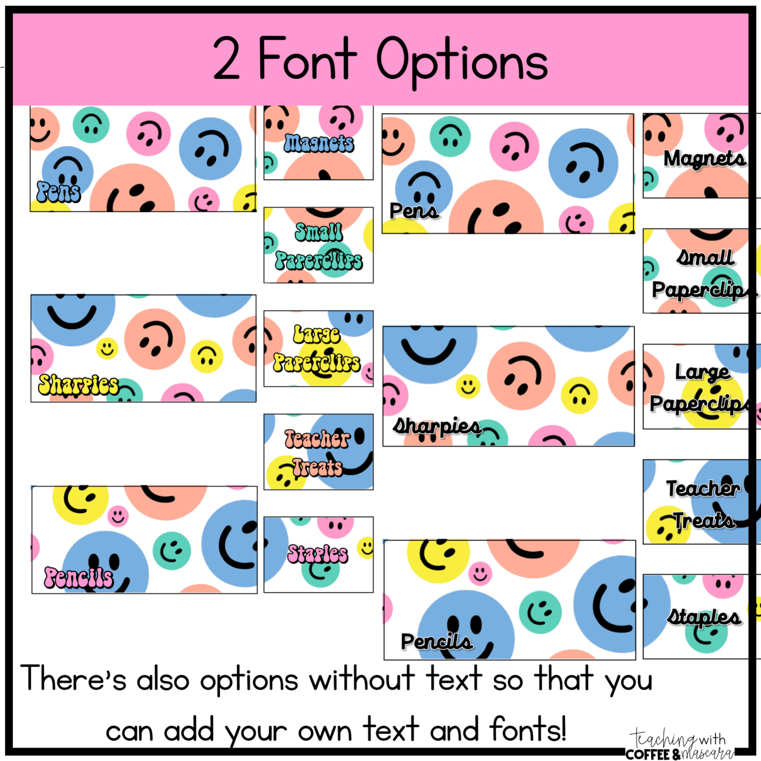 Teacher Toolbox Labels Editable Retro Rainbow Classroom Decor - Made By ...