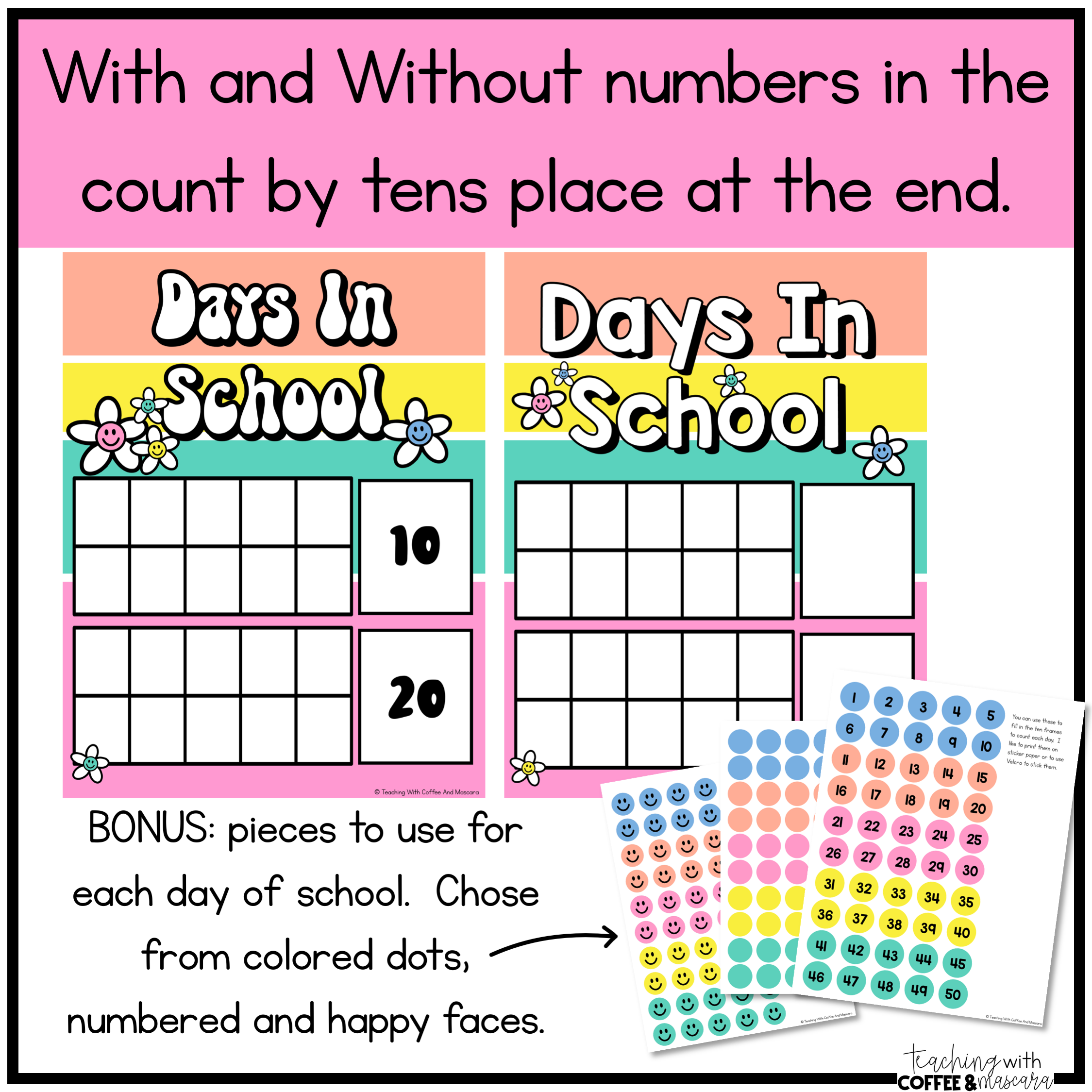 Days in School Retro Classroom Decor - Made By Teachers
