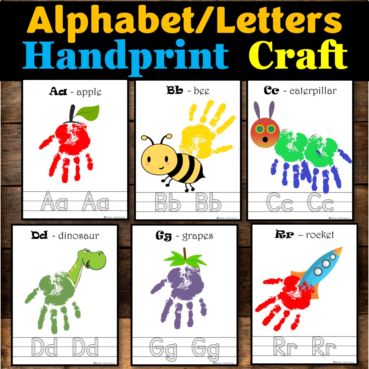 Handprint Animals For Preschool