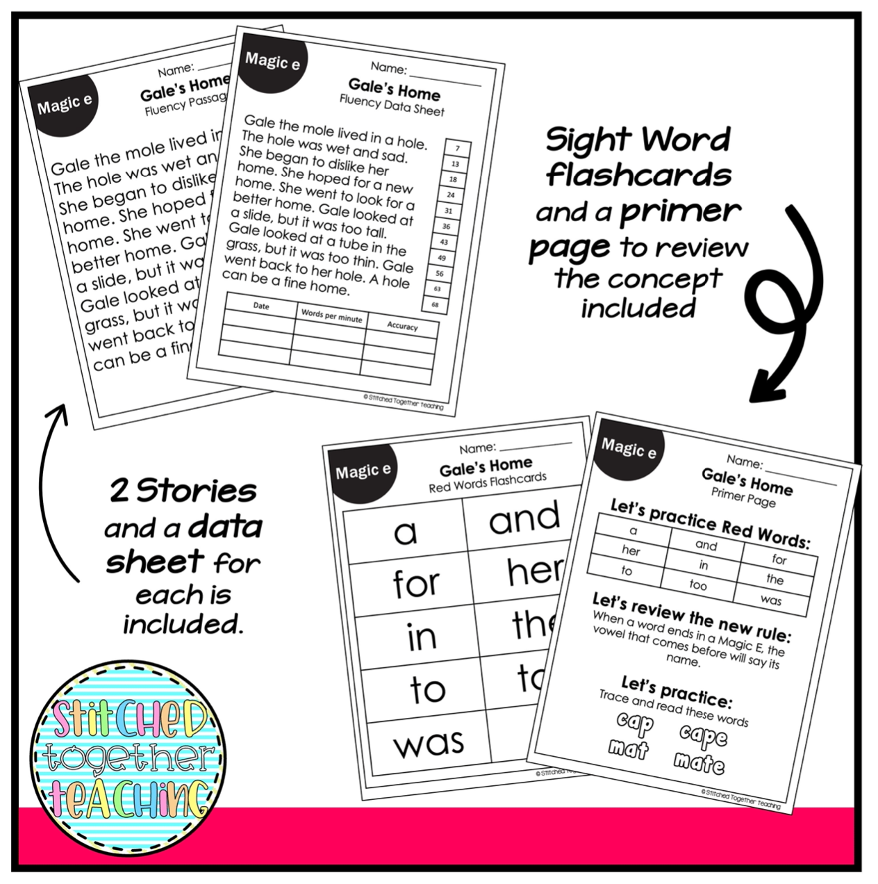 Decodable Reading Passages Final T Blends- Orton Gillingham - Made By ...