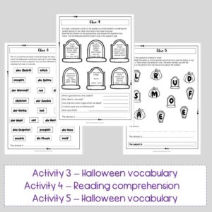German Halloween mystery - Made By Teachers