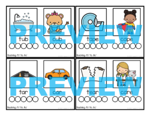 Minimal Pairs Task Cards - Backing - Phonology - Cycles - Speech ...