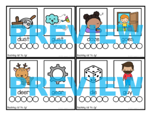 Minimal Pairs Task Cards - Backing - Phonology - Cycles - Speech ...