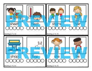 Minimal Pairs Task Cards - Backing - Phonology - Cycles - Speech ...