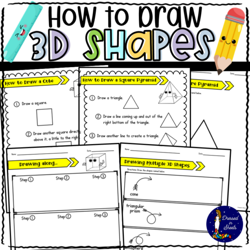 How to draw 3D Shapes - Made By Teachers