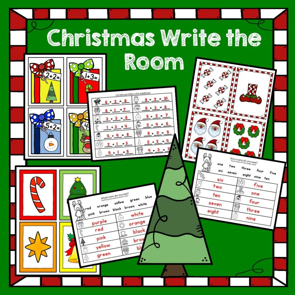 Christmas Write the Room - Made By Teachers